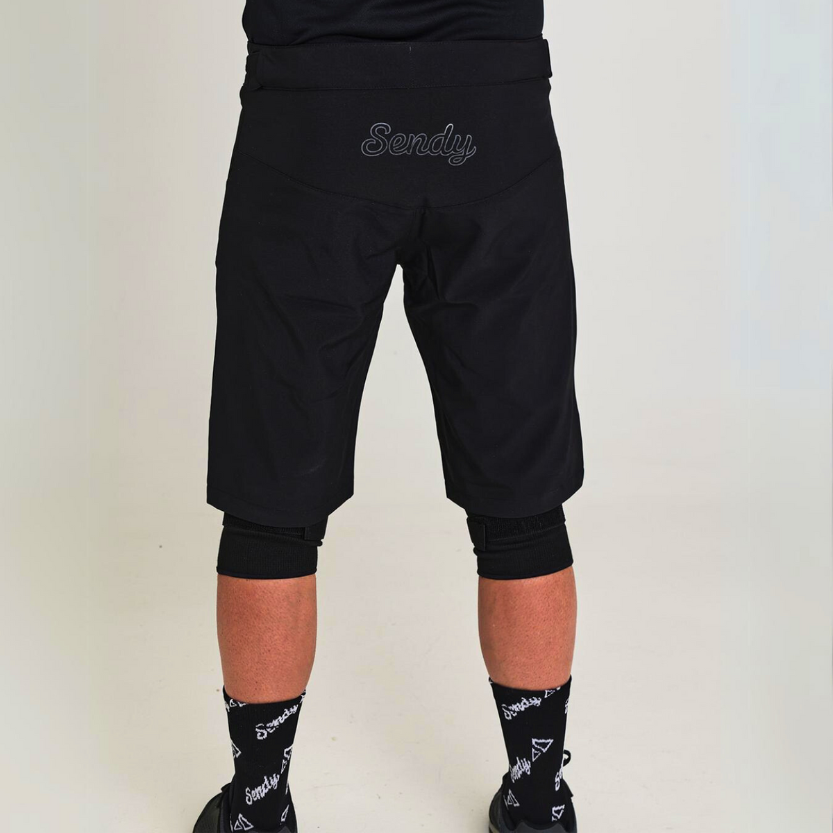 Send It Adults MTB Shorts In Bold Black | Sendy Gear – Sendygear
